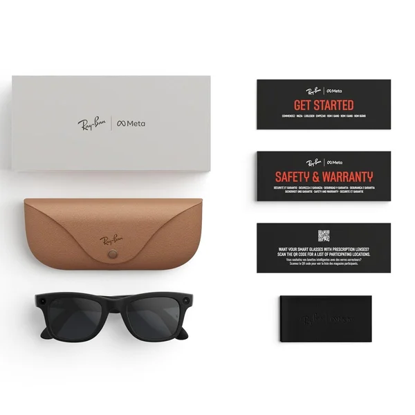 Смарт-очки Ray-Ban Meta Wayfarer Gen 2 Large Matte Black Frame/Clear to ...
