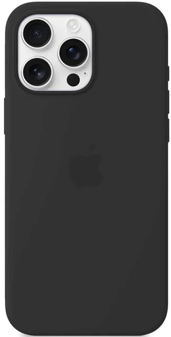 Чехол Silicone Case [Plastic Box] для iPhone 16 Pro Max Black - купить ...